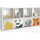 Jungle-Themed Kids Storage Shelf